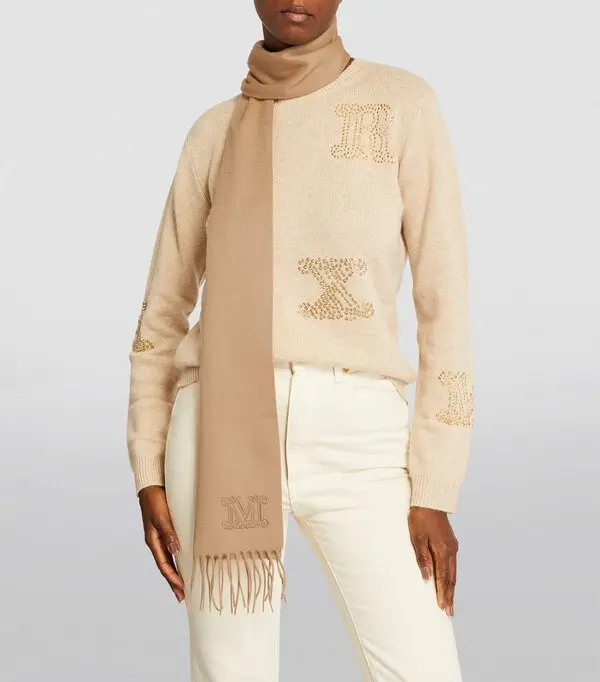 Max Mara Cashmere Scarf - Beige