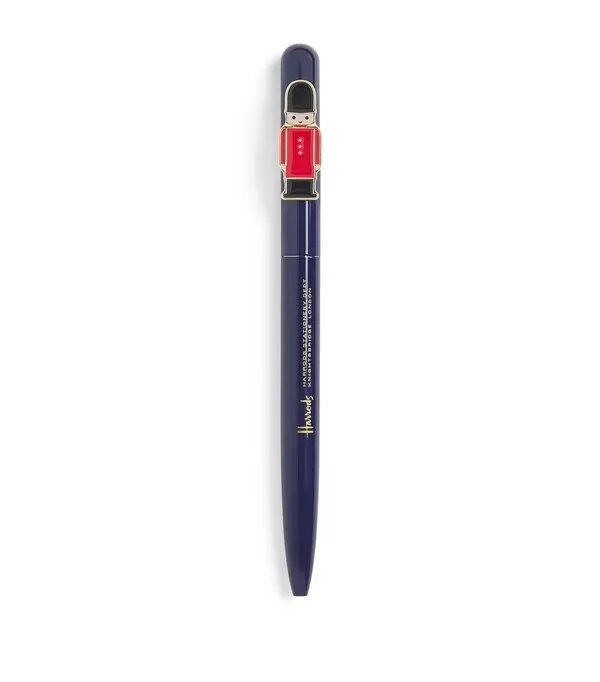 Harrods Guardsman Topper Ballpoint Pen - Navy
