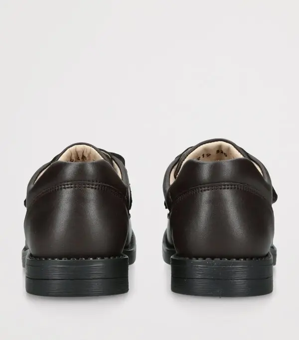 Trotters George School Shoes - Brown