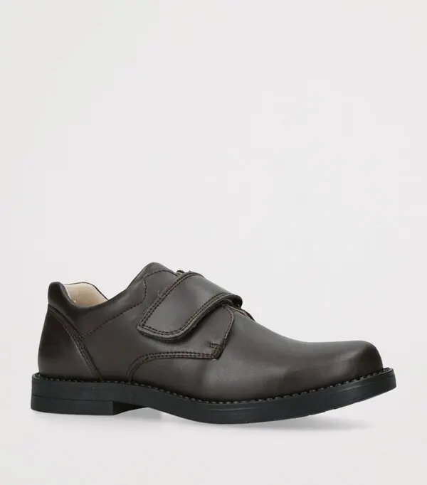 Trotters George School Shoes - Brown