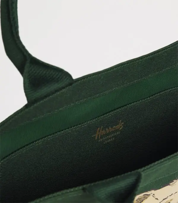 Harrods Small Henry Bear Tote - Green