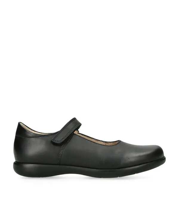 Trotters Emily Leather Mary Jane Shoes - Black