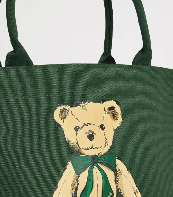 Harrods Henry Bear Medium Tote Bag - Green