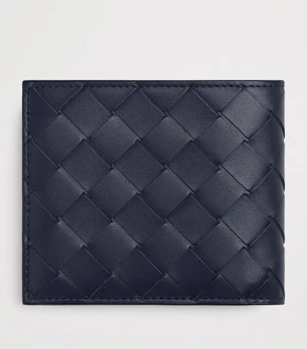 Bottega Veneta Leather Intrecciato Bifold Wallet