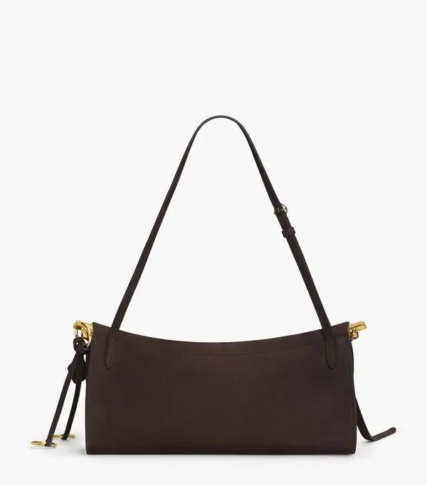 Alaïa Medium Le Click East West Leather Shoulder Bag - Brown