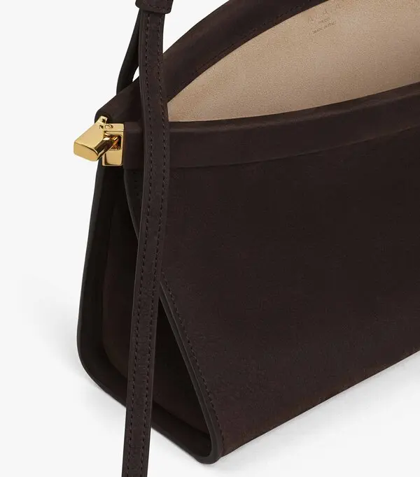 Alaïa Medium Le Click East West Leather Shoulder Bag - Brown