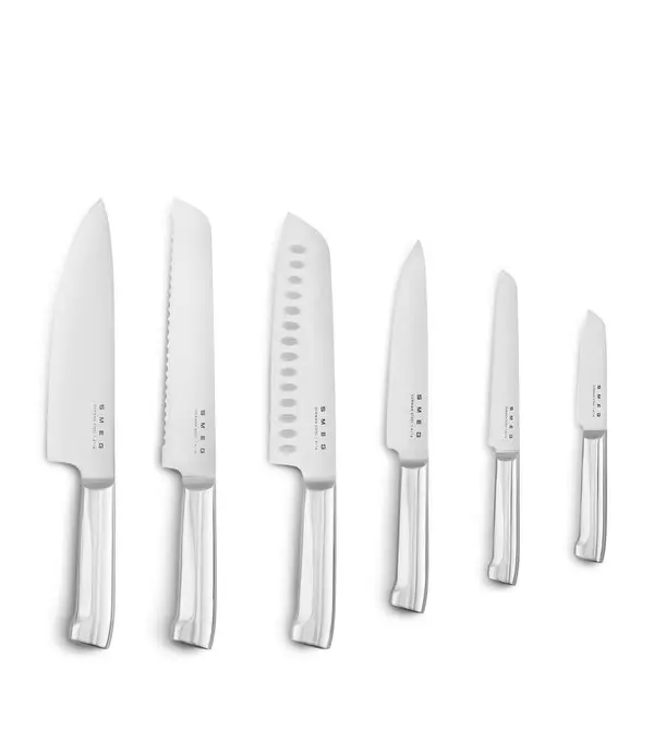 SMEG 6-piece Knife Block Set