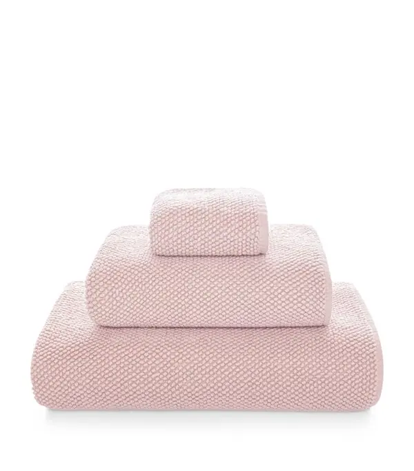 GRACCIOZA Cotton Pearls Bath Towel - Ivory