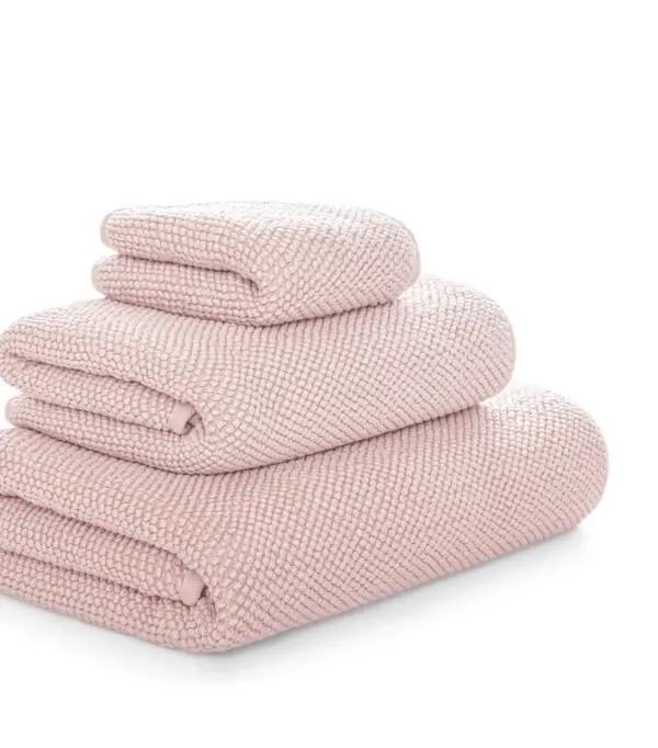 GRACCIOZA Cotton Pearls Bath Towel - Ivory