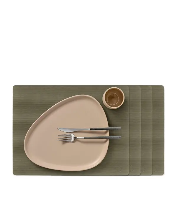 LIND DNA Large Square Corduroy Placemat - Brown