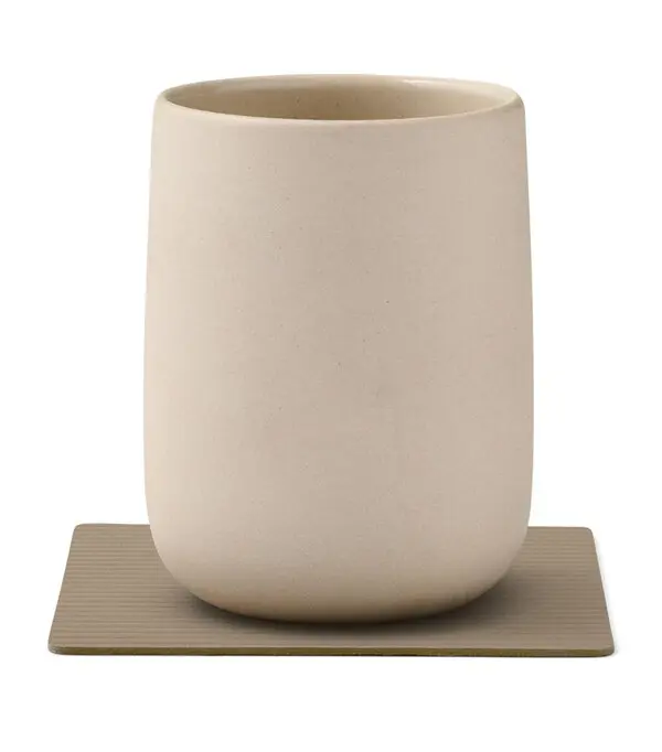 LIND DNA Square Corduroy Coasters - Brown