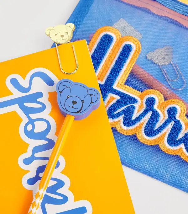 Harrods Filled Logo Pencil Case And Stationery Set