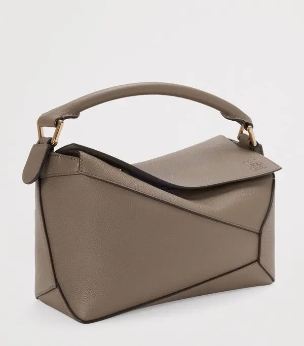 Loewe Puzzle Edge Top-handle Bag - Brown