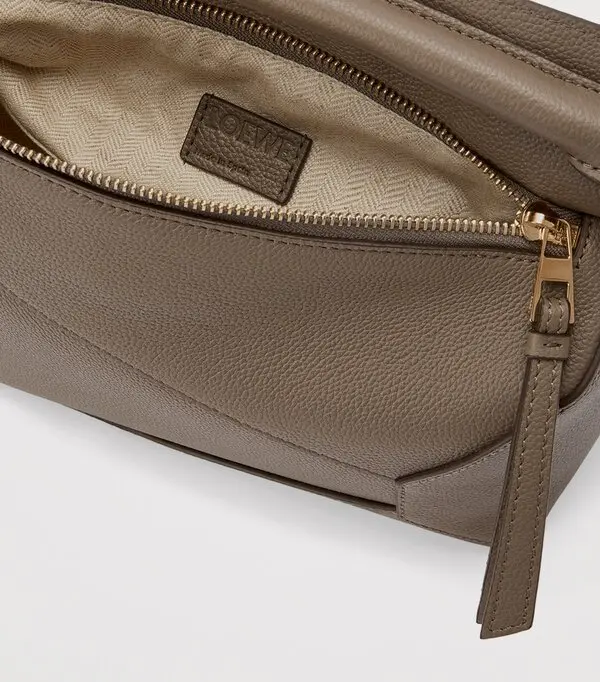 Loewe Puzzle Edge Top-handle Bag - Brown