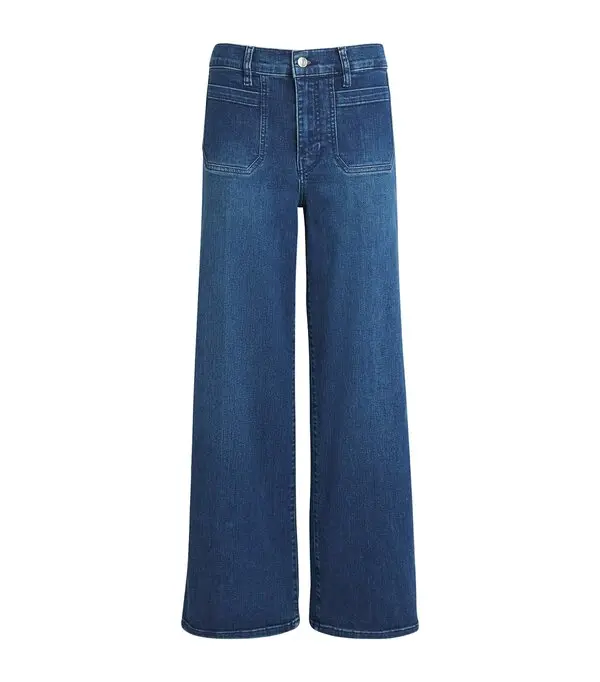 FRAME Le Slim Palazzo Bootcut Jeans - Blue