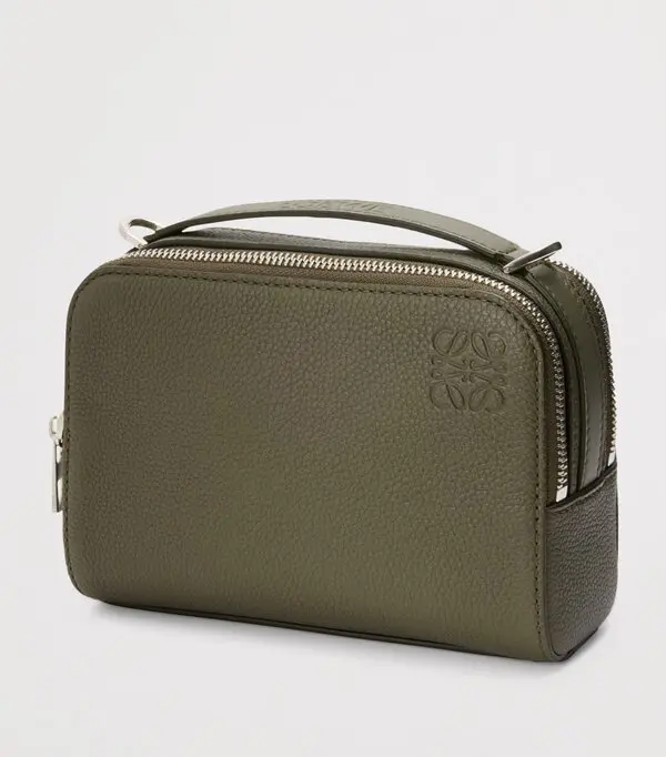 Loewe Leather Camera Bag - Green