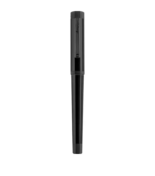 MONTEGRAPPA Palladium-trim Otto Fountain Pen - Black