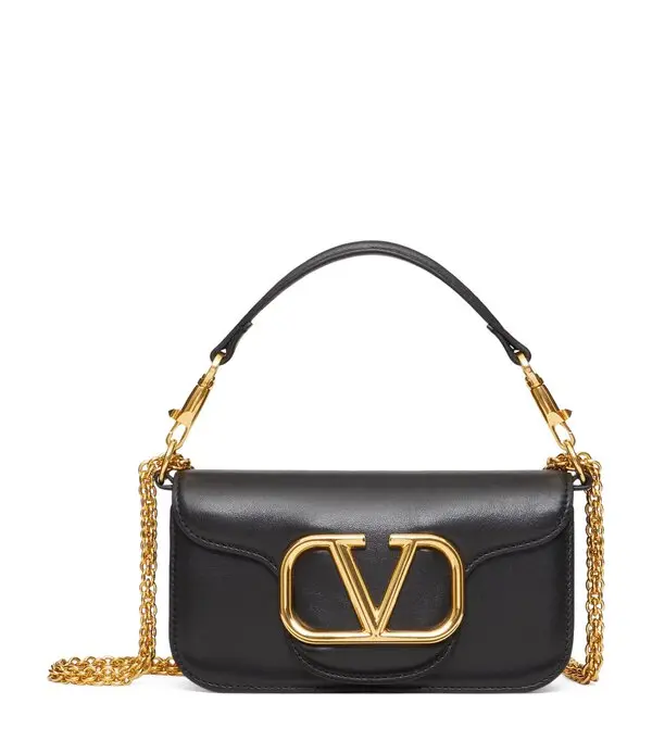 Valentino Garavani Small Leather Locò Shoulder Bag