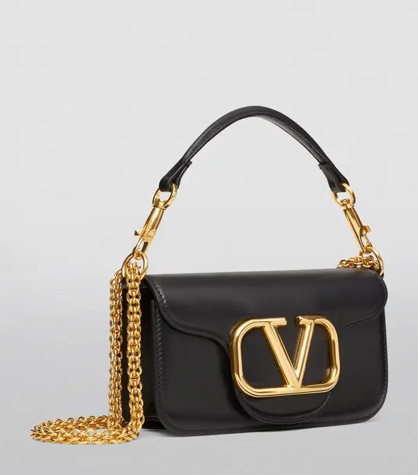 Valentino Garavani Small Leather Locò Shoulder Bag