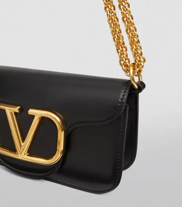 Valentino Garavani Small Leather Locò Shoulder Bag