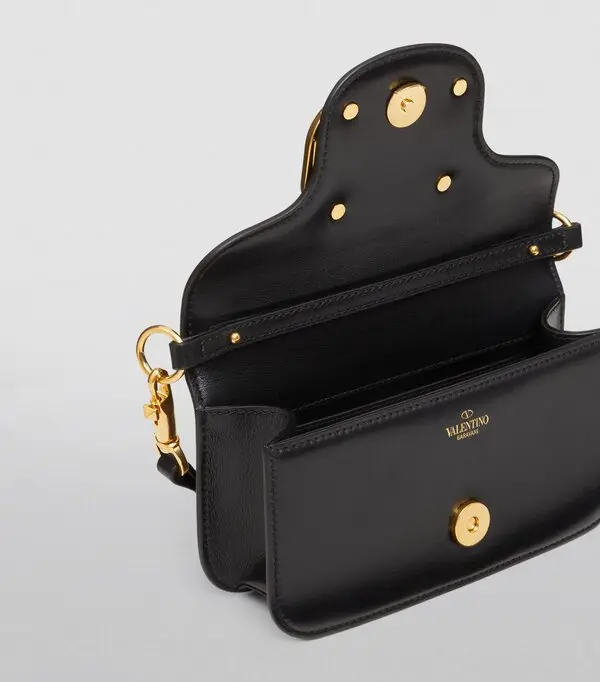 Valentino Garavani Small Leather Locò Shoulder Bag