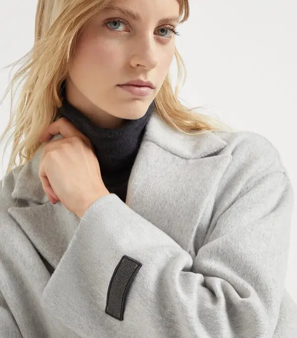 Brunello Cucinelli Cashmere Double-breasted Pea Coat