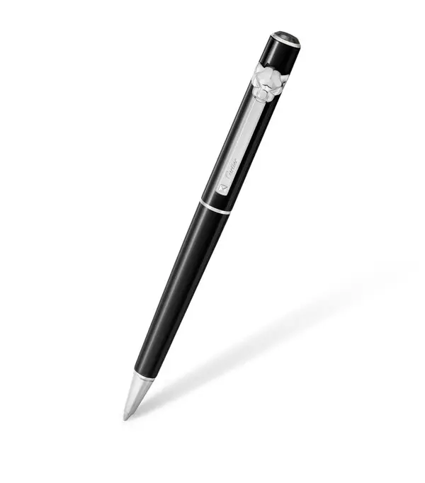 Cartier Small Panthère De Ballpoint Pen - Black