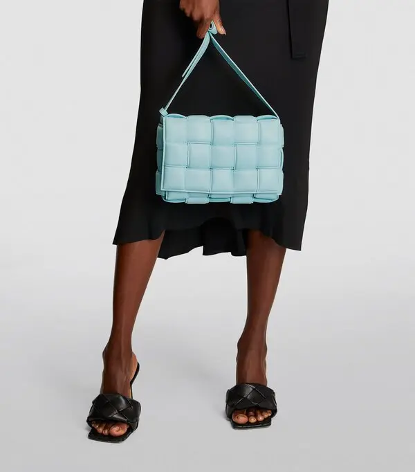 Bottega Veneta Leather Cassette Cross-body Bag - Green