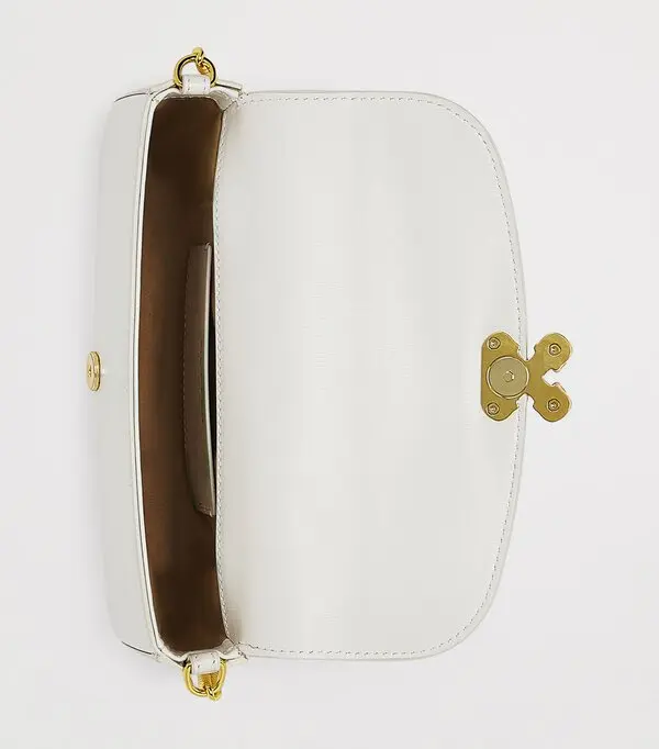 Alexander McQueen Small Skull Flower Cross-body Bag - White