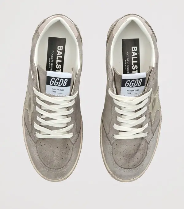 GOLDEN GOOSE Ball Star Suede Sneakers - Brown