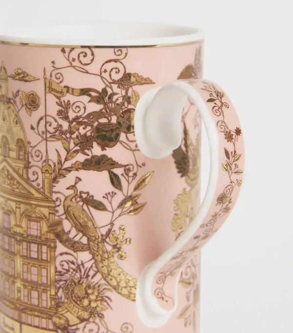 Harrods Knightsbridge Building Mug - Pink