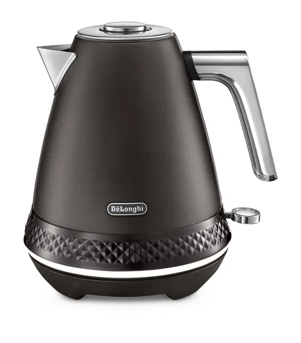DE'LONGHI Stainless Steel Diadema Kettle - Black