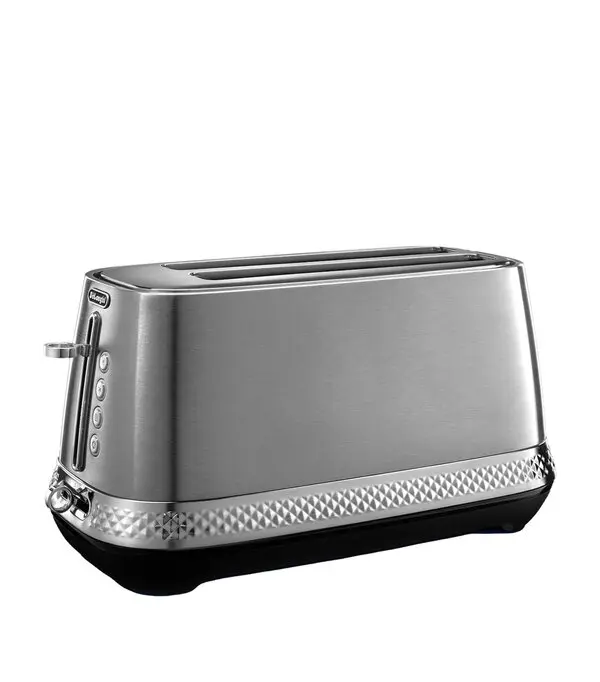 DE'LONGHI Stainless Steel Diadema Toaster - Silver