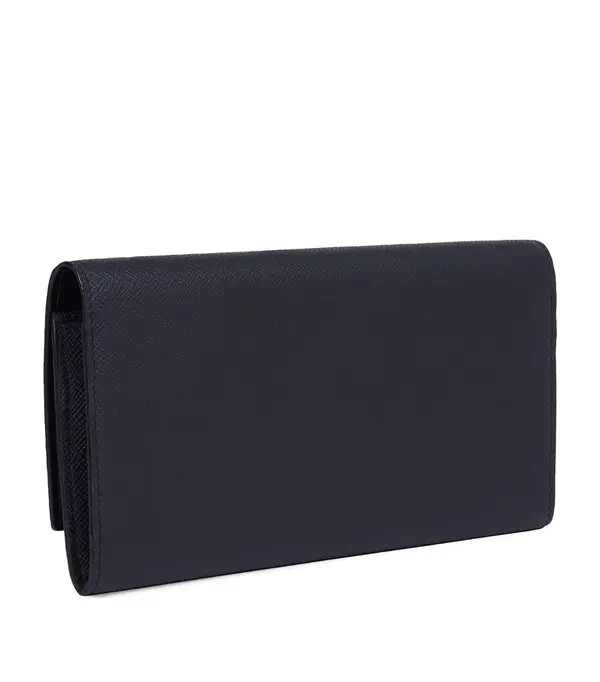 Smythson Leather Marshall Travel Wallet