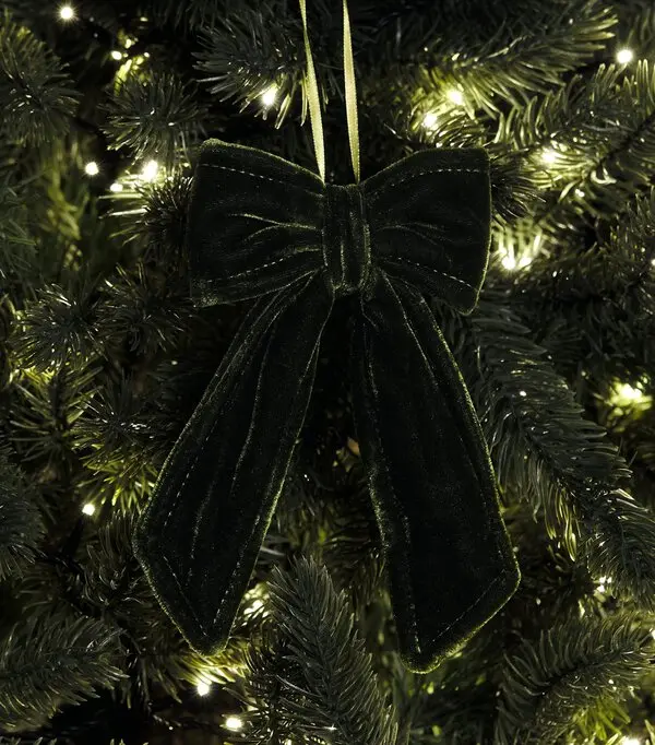 LUXURY GARLAND Velvet Bow Tree Decoration