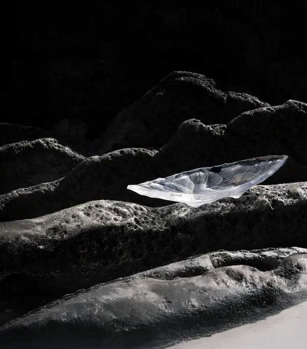 Lalique Large Crystal Silex Bowl