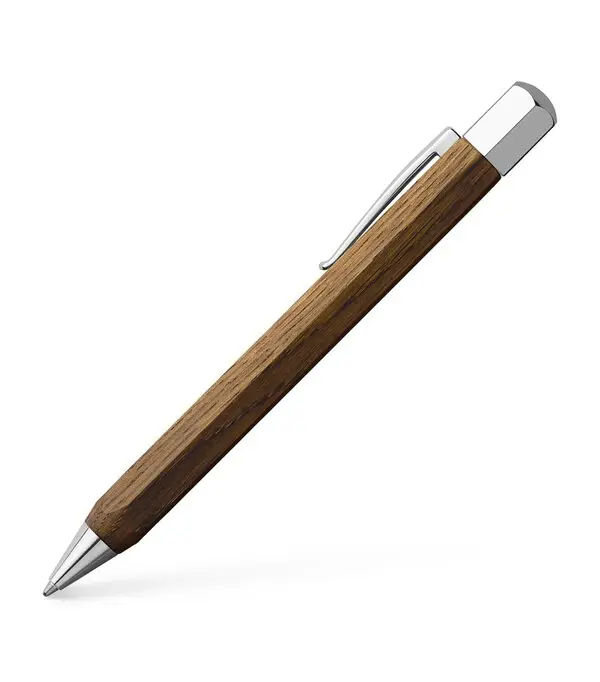 FABER-CASTELL Ondoro Smoked Oak Ballpoint Pen - Brown