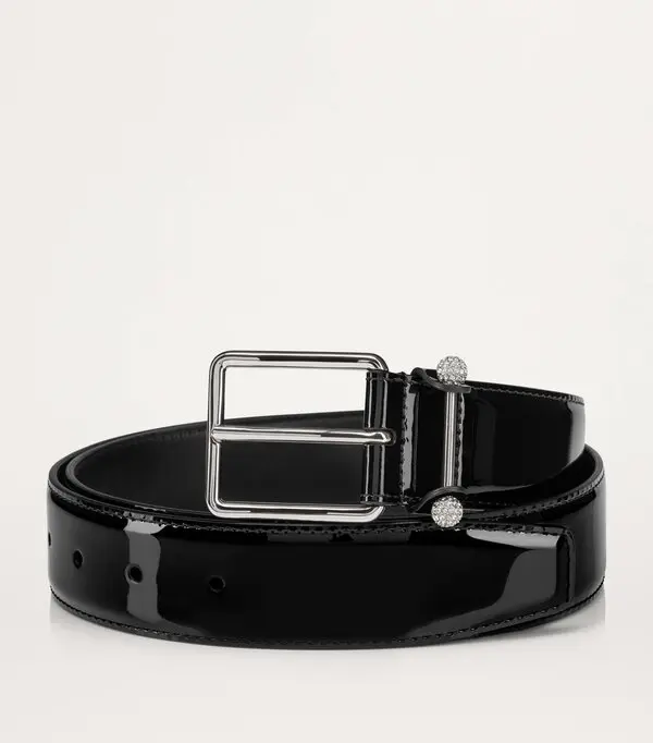 CHRISTIAN LOUBOUTIN Chambeliss Leather Belt - Red
