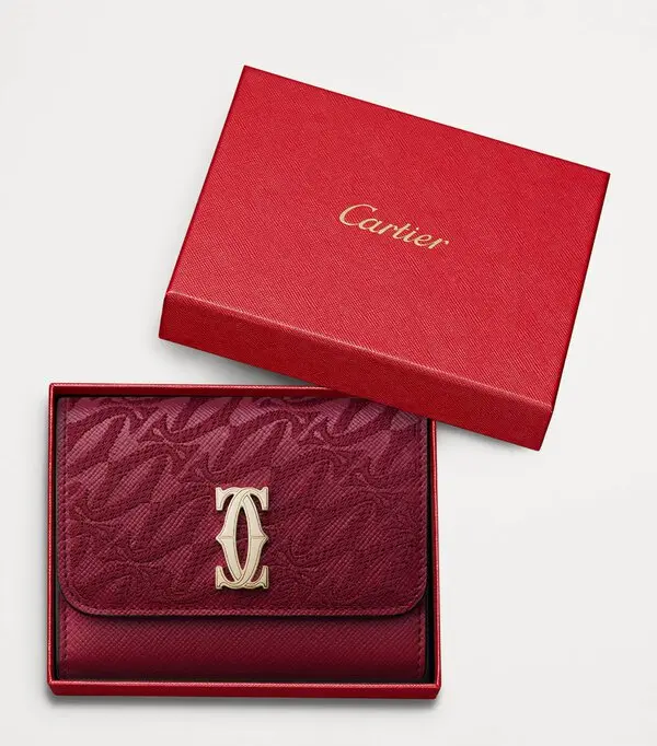 Cartier Mini Leather C De Wallet