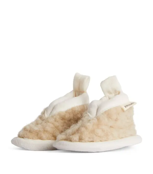BINIBAMBA Merino Wool Slippers - Beige