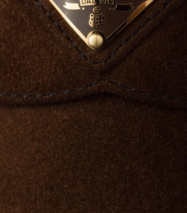 Prada Suede Mules - Brown