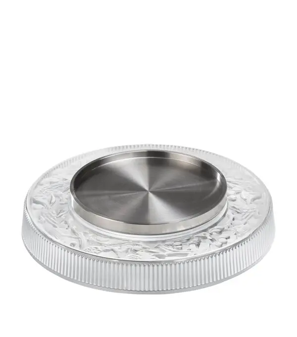 Lalique Crystal Bottle Holder - Clear
