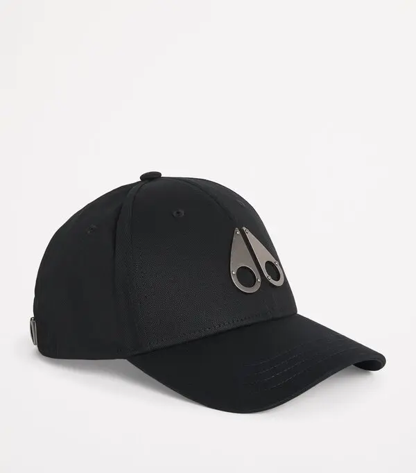 Moose Knuckles Cotton Baseball Cap With Logo