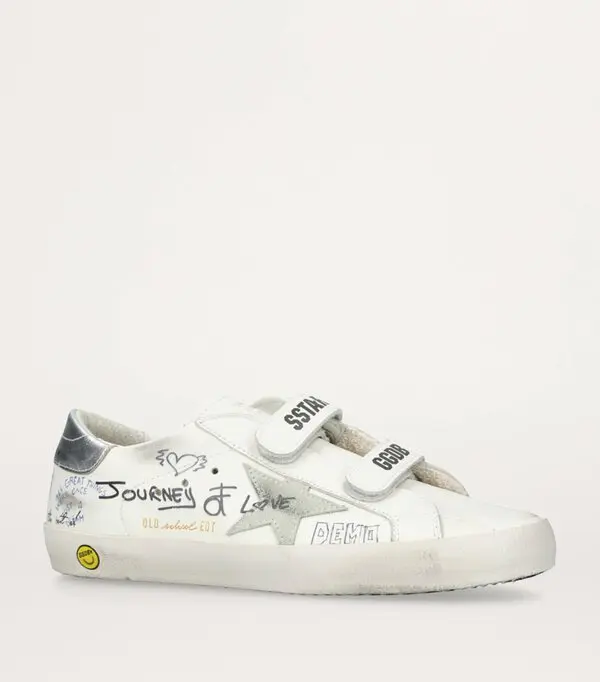 GOLDEN GOOSE Leather Old School Sneakers