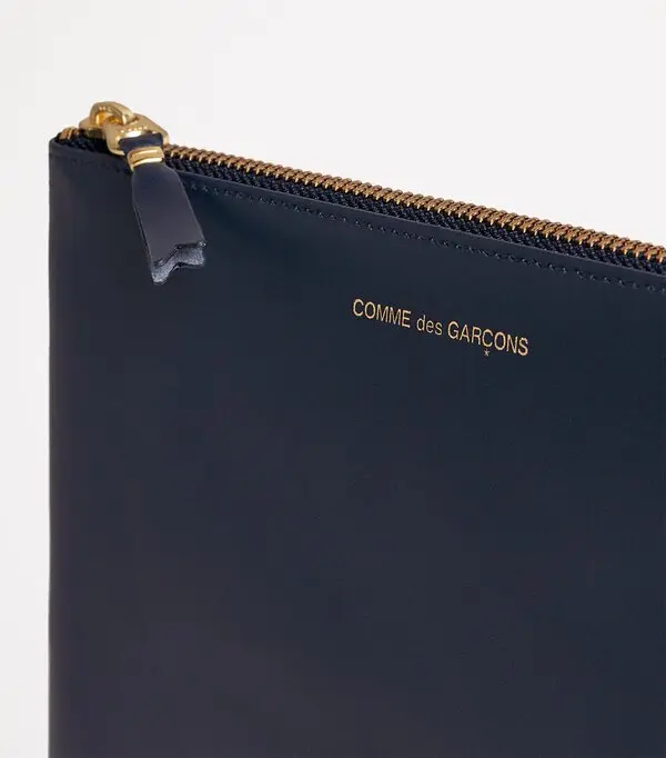 Comme Des Garçons Leather Zipped Pouch