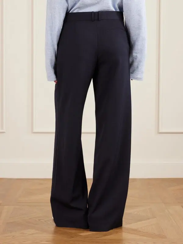 THE ROW Dender Wool Wide-leg Pants