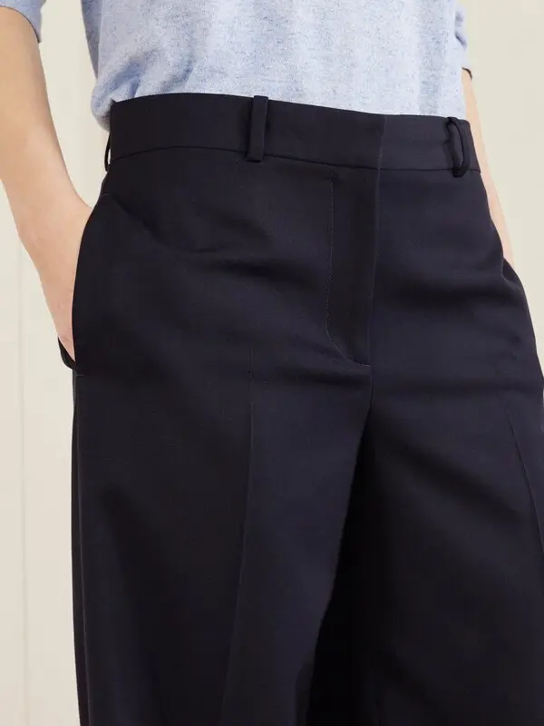 THE ROW Dender Wool Wide-leg Pants