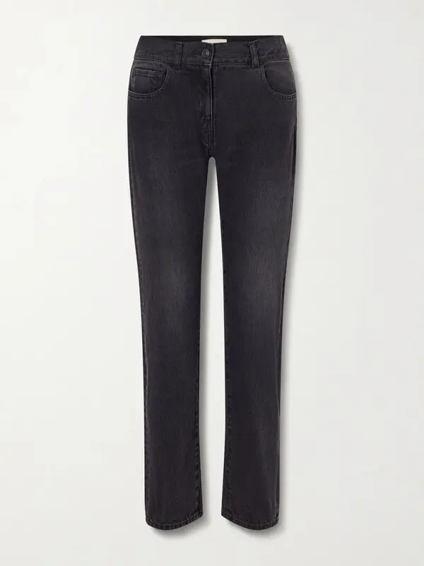 THE ROW Booker Mid-rise Straight-leg Jeans