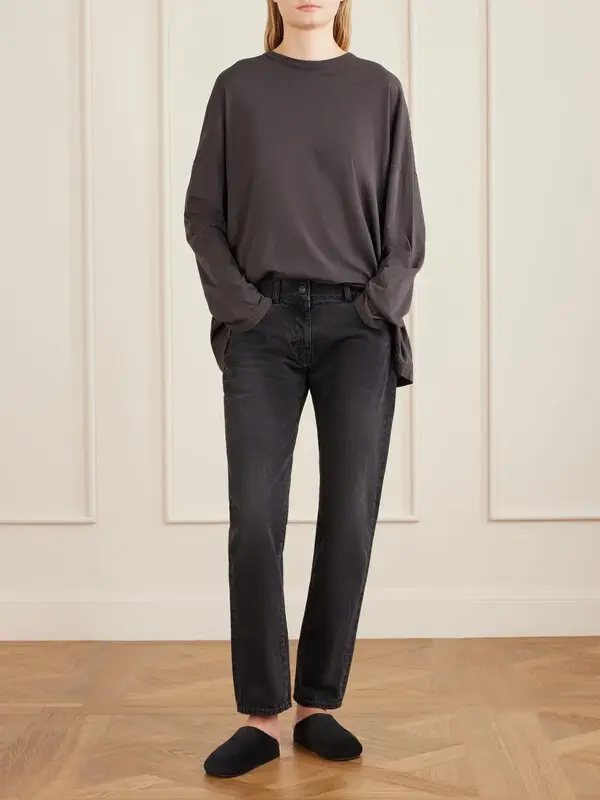 THE ROW Booker Mid-rise Straight-leg Jeans