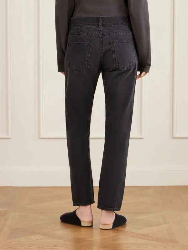 THE ROW Booker Mid-rise Straight-leg Jeans